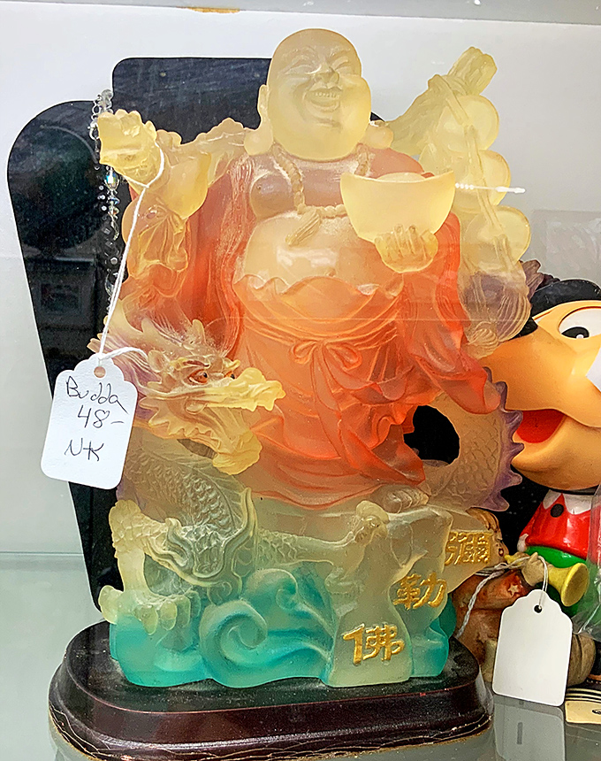 This translucent Buddha isn't just glowing&mdash;he's practically winking at you. The kind of conversation piece that makes guests ask, "Where on earth did you find this?"