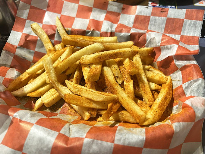 These aren't just fries &ndash; they're crispy, golden vehicles for delivering perfectly seasoned potato goodness straight to your happiness center.