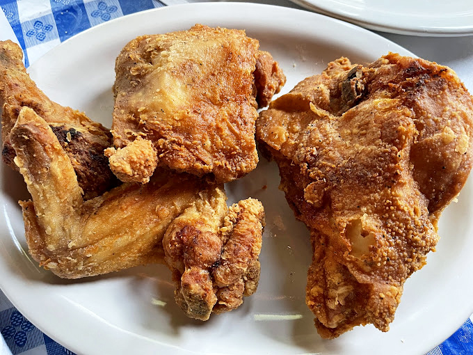 The chicken so good it could make vegetarians question their life choices, if only for one glorious, crispy moment.