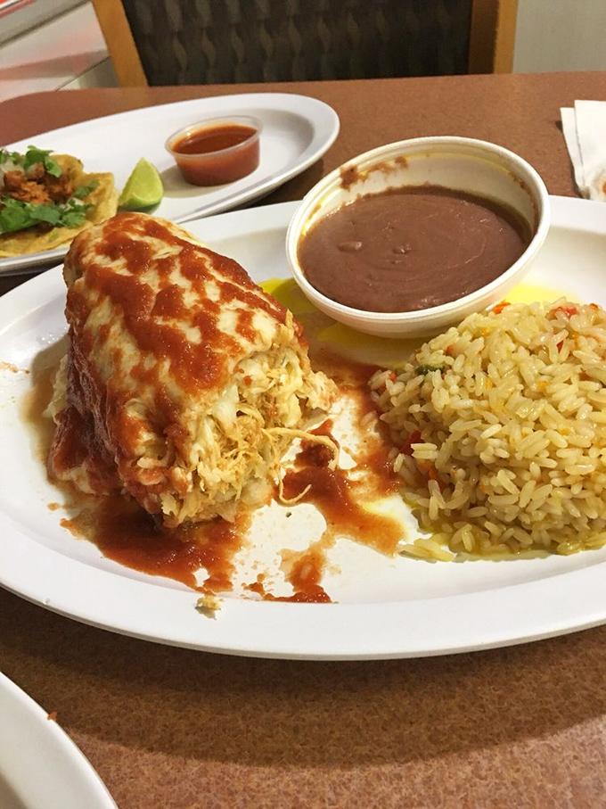 That creamy horchata isn't just a drink, it's dessert in a glass. The perfect sweet counterpoint to the savory symphony happening on your plate. 