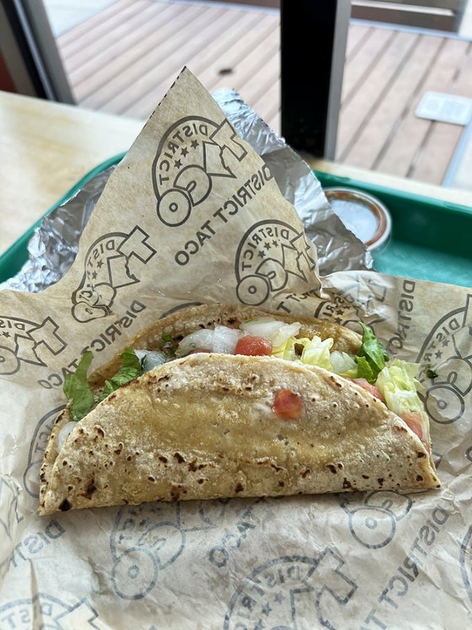 The chorizo taco&mdash;where spicy sausage meets fresh toppings in a handheld fiesta that makes Tuesday feel like Friday.