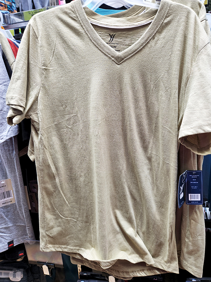 Basic tees at beautiful prices&mdash;the building blocks of any wardrobe hanging quietly, waiting to become your next favorite shirt.