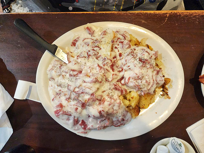 Cream chipped beef: the dish military veterans love to complain about but civilians line up for. This version might change some minds.