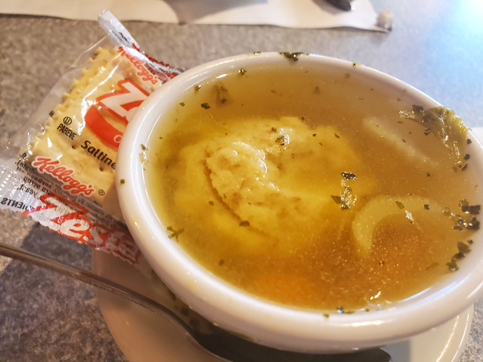 The soup that launched a thousand Mother's Day lines. One spoonful explains why nobody minds the wait.