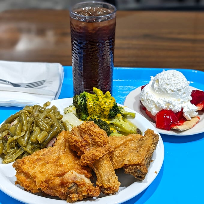 Vegetables at cafeterias were once just an obligation. Here, they're supporting actors that deserve their own standing ovation alongside that show-stealing chicken.