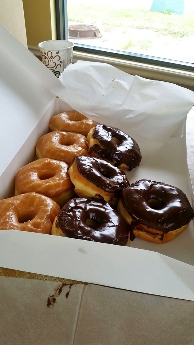The classic dilemma: glazed or chocolate? In the great debates of our time, this one's solved easily&mdash;get both.