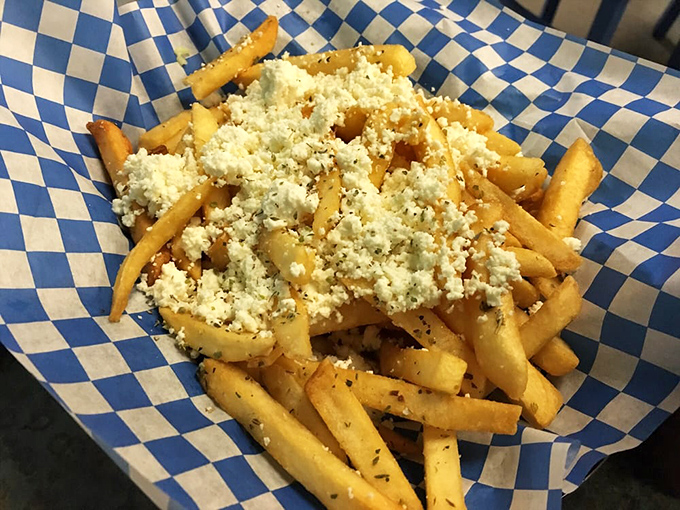 Greek fries aren't just fries&mdash;they're potatoes that went to college abroad and came back with a feta degree and a minor in oregano.