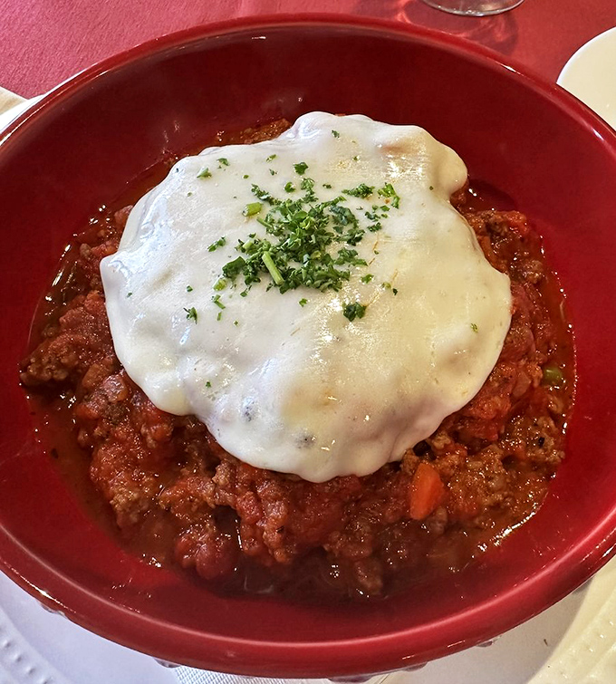 Meat sauce that spent hours simmering isn't rushing your meal either&mdash;this lasagna bolognese demands you slow down and savor each layer.