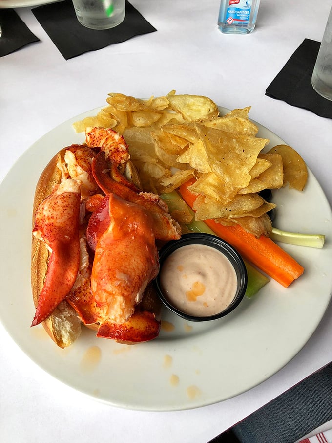 Not all lobster rolls are created equal. This one, with its generous chunks of sweet meat and perfect toasting, makes Maine nervous about its seafood supremacy.