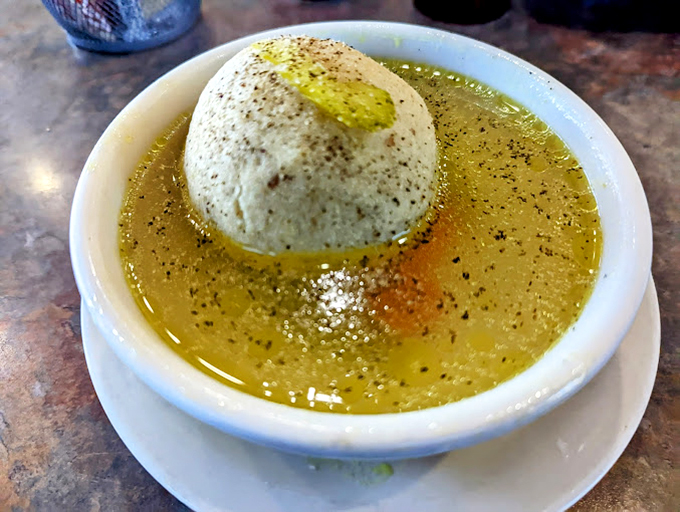 Steam rises from this bowl of comfort like memories from the old neighborhood. Chicken soup really might cure what ails you.