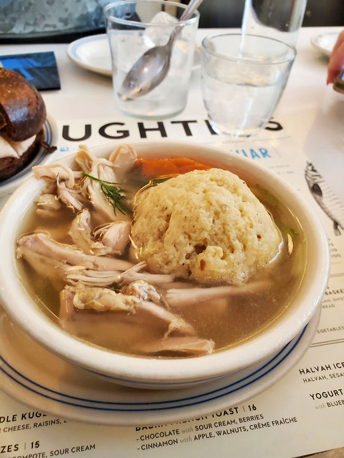 The soup that launched a thousand "my mother's was better" debates, yet somehow manages to win everyone over in the end.