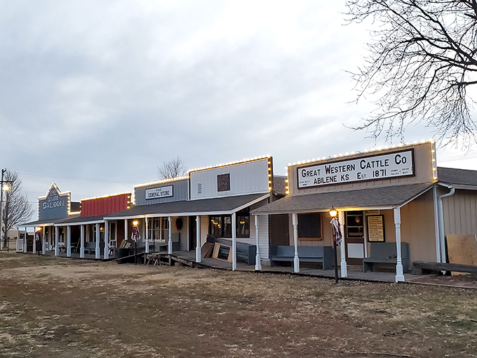 Old Abilene Town recreates the frontier spirit with wooden boardwalks and false-front buildings. Just add cowboys and you've got yourself a John Wayne movie set.