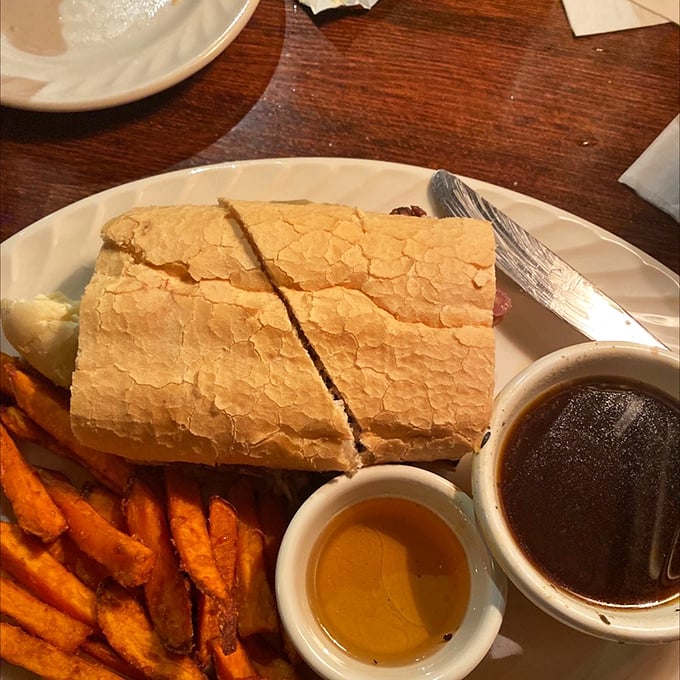 Not all heroes wear capes&mdash;some come between bread slices with sweet potato fries and dipping sauces that make you question all other sandwiches.