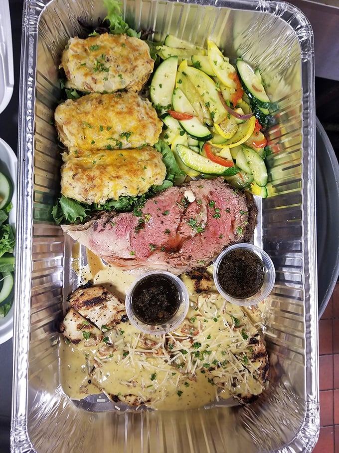 When indecision strikes, this combo plate saves the day. Succulent prime rib meets Italian-inspired chicken in a partnership worthy of a culinary Nobel Prize.