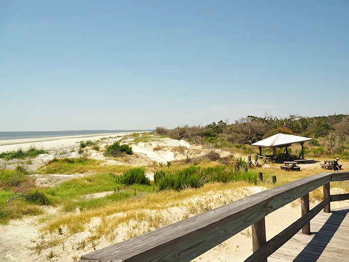 Picnic with a priceless view. When your dining backdrop includes sea oats dancing in the breeze and endless ocean horizons, even sandwiches taste gourmet.