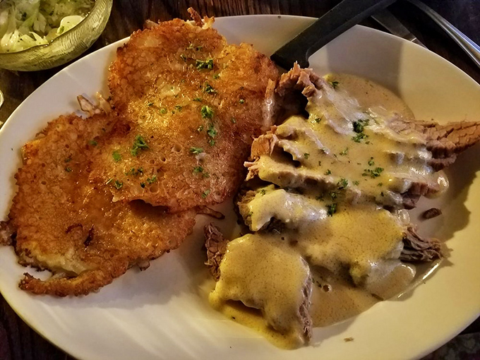 Schnitzel and spätzle: the Batman and Robin of German cuisine, fighting the villainous forces of hunger with crispy, savory perfectio