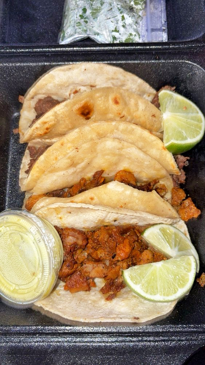 Tacos to-go: where the container may be disposable, but the memory of that first bite will stay with you like your favorite song.