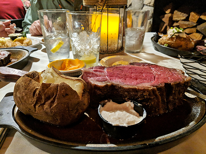 When your prime rib needs its own area code and the baked potato comes dressed for winter, you know you've found dining nirvana.