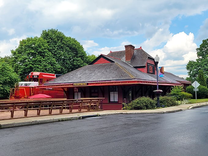 This isn't just a train station—it's a time machine with a roof, where railroad heritage meets modern-day adventurers.