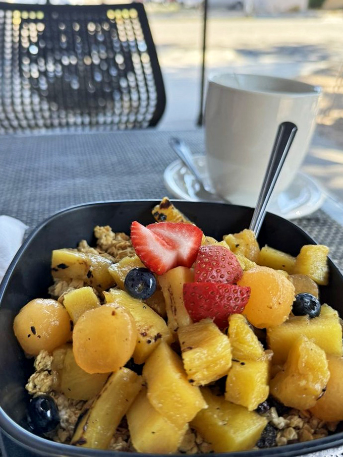 Fresh fruit and granola that doesn't taste like bird food&mdash;this is the breakfast that makes you feel virtuous while still delivering on flavor promises.