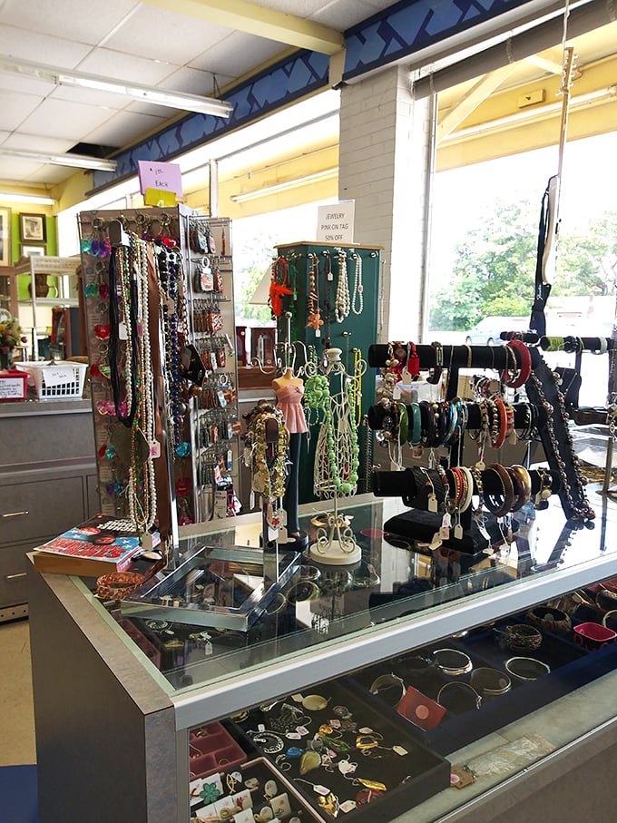 The jewelry display &ndash; where someone's "I'm over this" becomes your "I've been looking everywhere for this!"