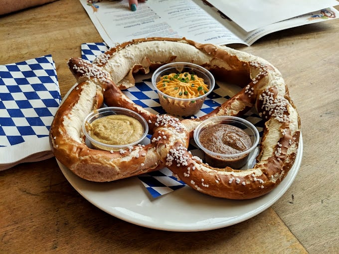 Behold the pretzel mothership&mdash;a doughy spacecraft delivering carb-loaded joy to your table with mathematical precision.