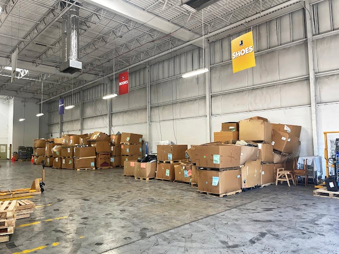 Behind the scenes, boxed inventory waits for its moment in the spotlight. These cardboard containers hold mysteries that even Indiana Jones would find intriguing.
