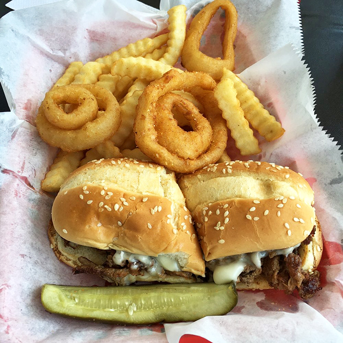 Not all heroes wear capes&mdash;some come on sesame buns with fries and onion rings. This Philly might make actual Philadelphians book a flight south.