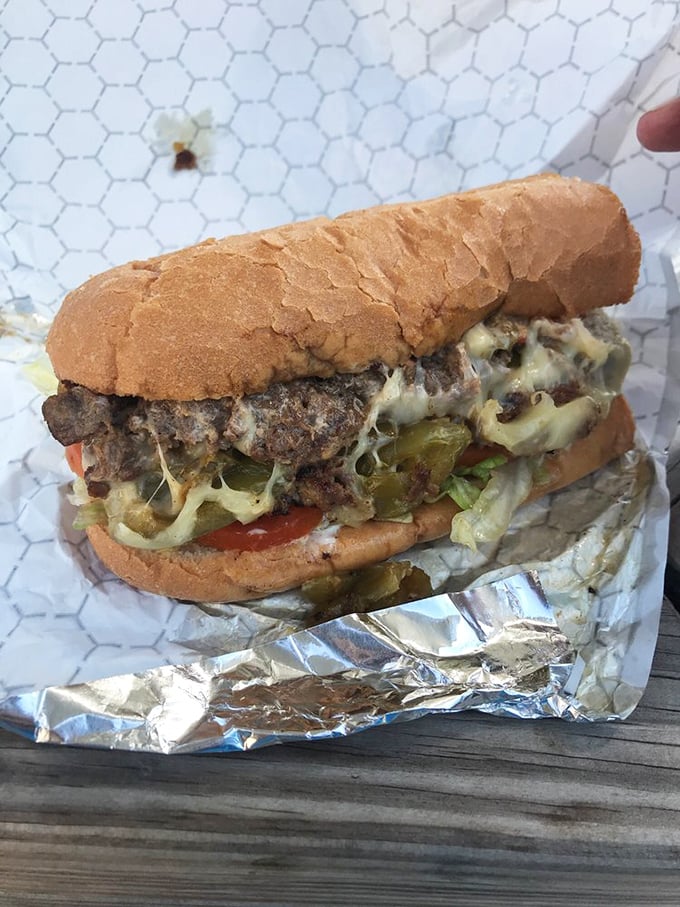 The cheesesteak that launched a thousand cravings. Melty cheese, tender beef, and fresh veggies on a soft roll&mdash;a sandwich that understands the meaning of balance.