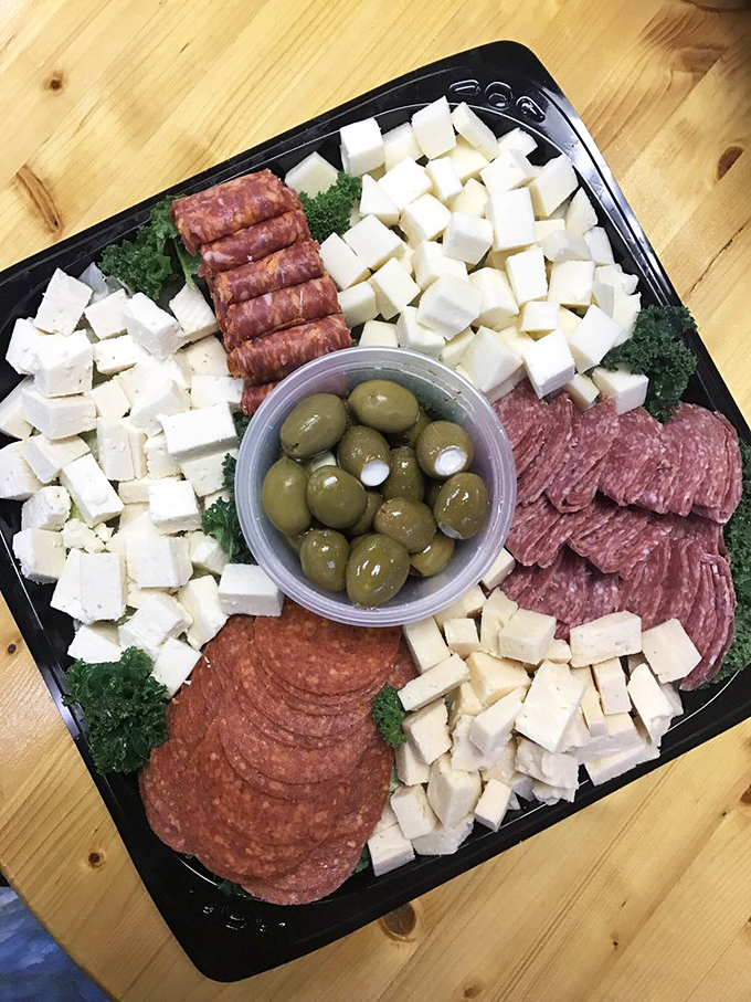 This charcuterie board doesn't just feed the body&mdash;it feeds the soul. Precisely arranged meats, cheeses, and those stuffed olives that deserve their own fan club.