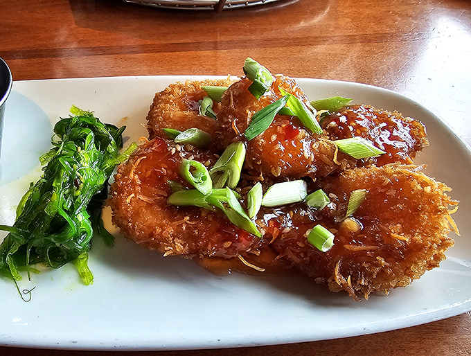 Crispy on the outside, tender within, these golden-fried delights prove Ivar's mastery extends well beyond the chowder pot.