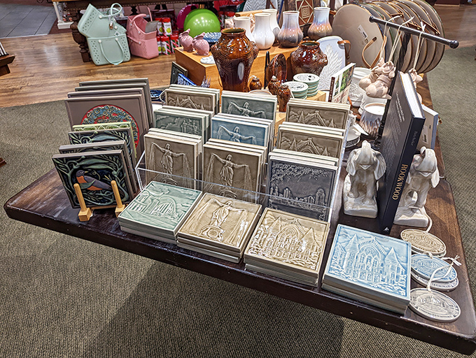 Not all treasures are words &ndash; these artful tiles and decorative pieces offer a different kind of storytelling for your home library.