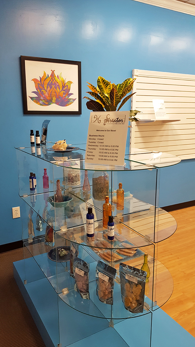 This specialty boutique's clean lines and thoughtful displays could convince anyone they need artisanal bath products for everyday luxury.