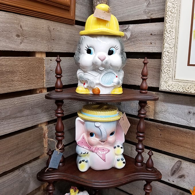 Ceramic critters with personality to spare! These vintage figurines are waiting to become the conversation piece your bookshelf desperately needs.