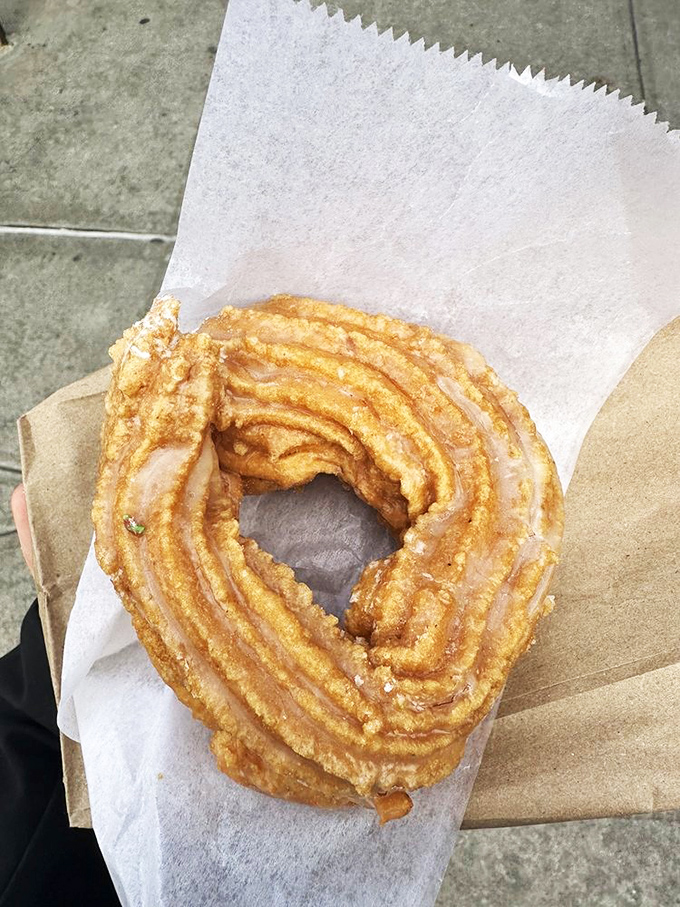 The French cruller: architectural perfection in donut form, with ridges designed to maximize glaze-to-pastry ratio&mdash;basically the Frank Lloyd Wright of breakfast pastries.