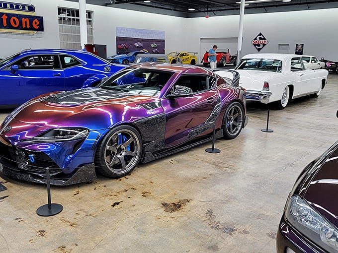 A color explosion of modern and classic beauties sharing the same space &ndash; like a family reunion where everyone actually gets along.