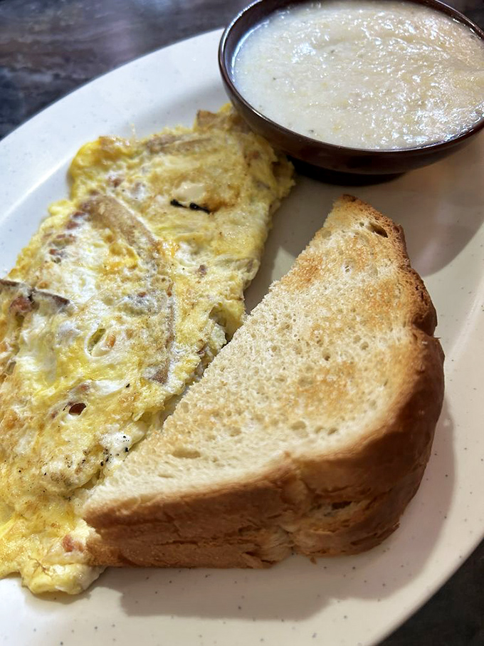 This omelet didn't just happen&mdash;it was crafted with the precision of an artist and the generosity of your favorite aunt.