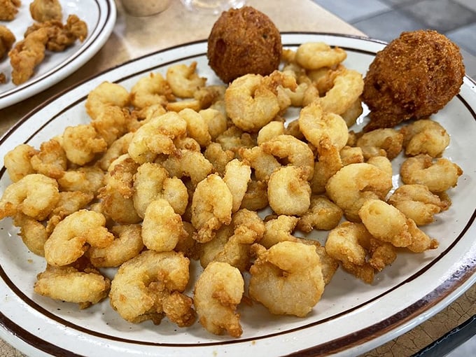 These popcorn shrimp aren't movie theater snacks&mdash;they're tiny flavor bombs with the perfect crunch-to-tenderness ratio.