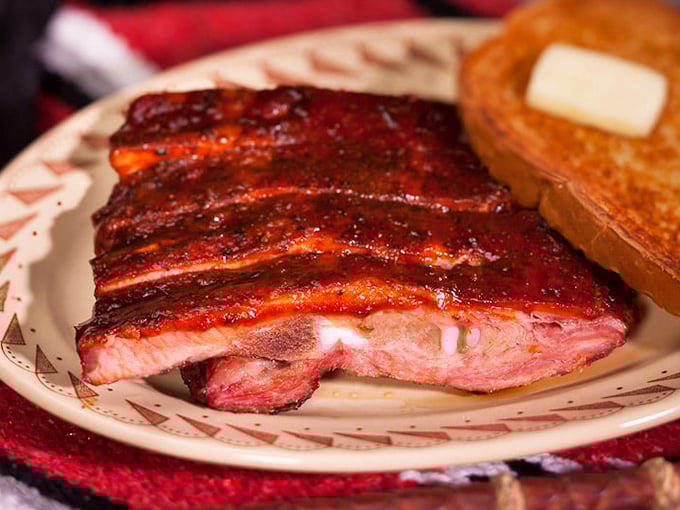 These ribs don't just fall off the bone&mdash;they practically leap into your mouth. That smoke ring is the barbecue equivalent of a Michelin star.