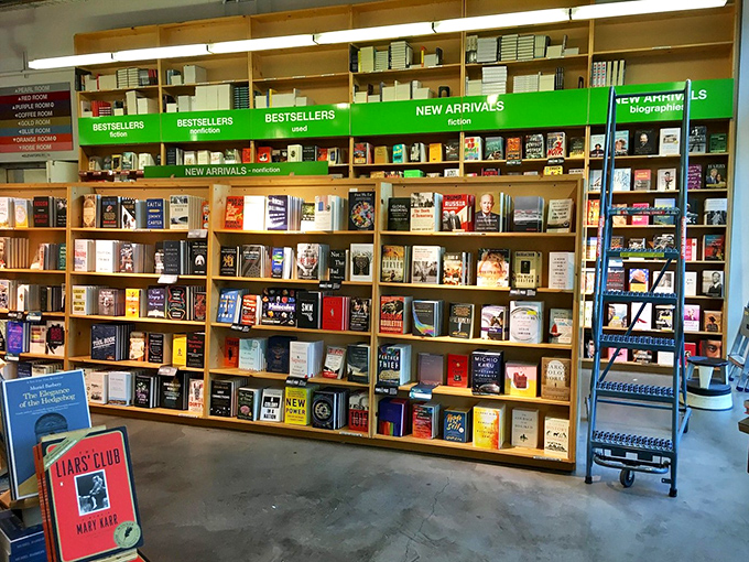 "Books To Go" isn't just a sign&mdash;it's an invitation to literary gluttony. Fill your basket with words instead of groceries.