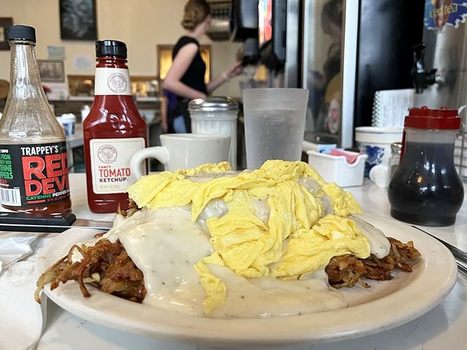 Breakfast abundance that would make your cardiologist wince and your taste buds sing&mdash;worth every extra minute on the treadmill tomorrow.