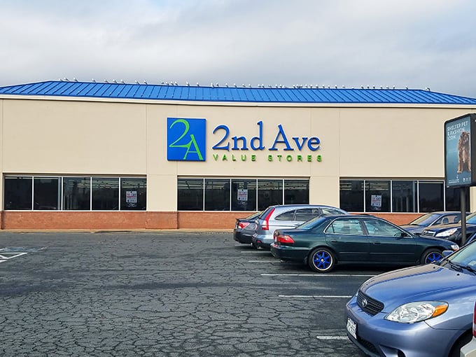 2nd Ave Thrift Superstore's distinctive blue roof stands out like a sapphire in Alexandria's retail landscape. Treasure island for the budget-conscious!