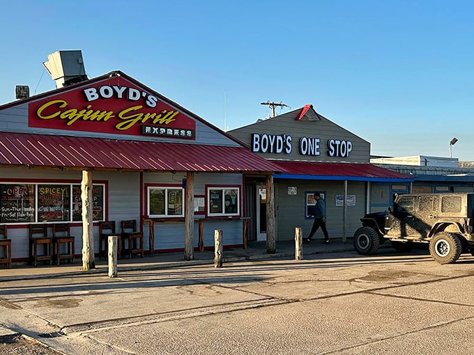 Boyd's One Stop looks like it can't decide if it's a convenience store or a restaurant. Trust me&mdash;it's mastered both.