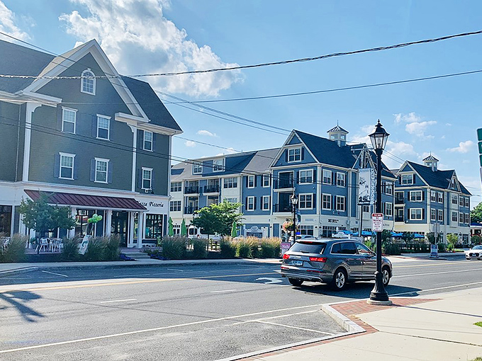 Brookfield's iconic red mill building isn't just Instagram-worthy &ndash; it's a community hub where creativity and conversation flow as freely as the nearby river.