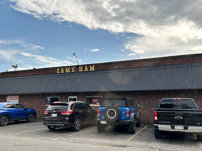 Cam's Ham: That brick exterior has witnessed decades of satisfied smiles – if walls could talk, they'd say "try the burger!"
