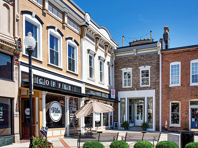 Elizabethtown's historic downtown features buildings with more character than a Tennessee Williams play, all at prices from a gentler era.