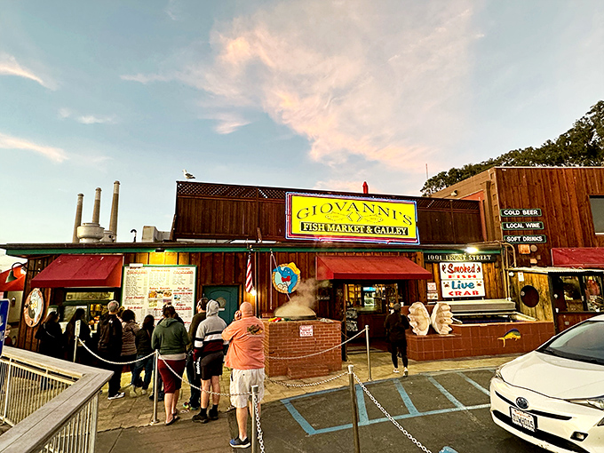 Giovanni's wooden fa&ccedil;ade has weathered countless Morro Bay storms while serving up seafood that makes the drive worthwhile, rain or shine.