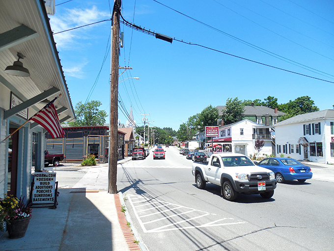 Goffstown's classic church steeple rises above a community where neighbors still know each other's favorite pie recipes.