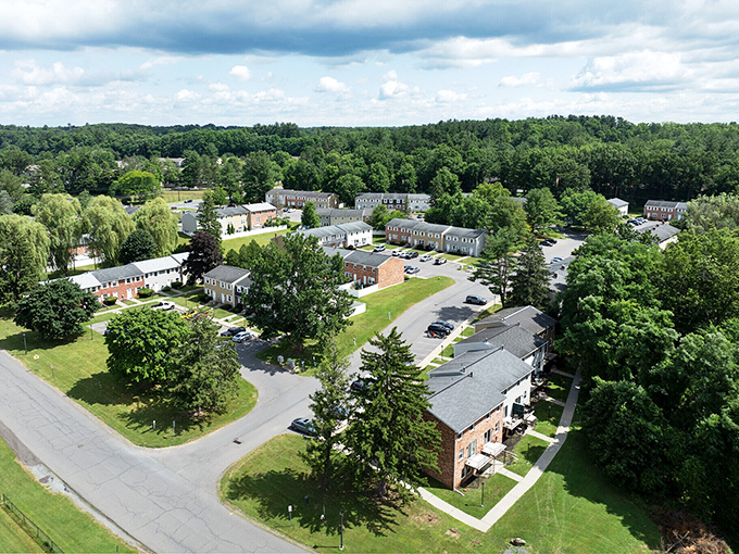 Guilderland's town square offers peaceful moments that cost nothing but time &ndash; the best deal in New York State.