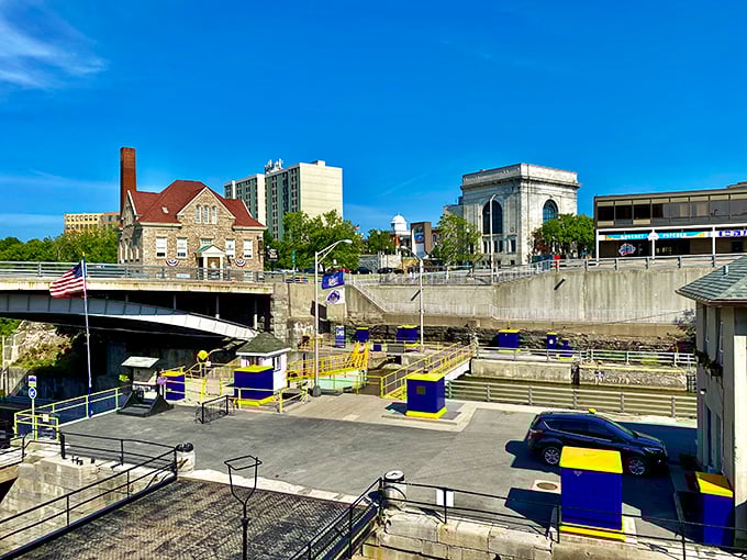 Lockport's historic canal tells America's transportation story, where boats once "climbed stairs" to continue their journey.